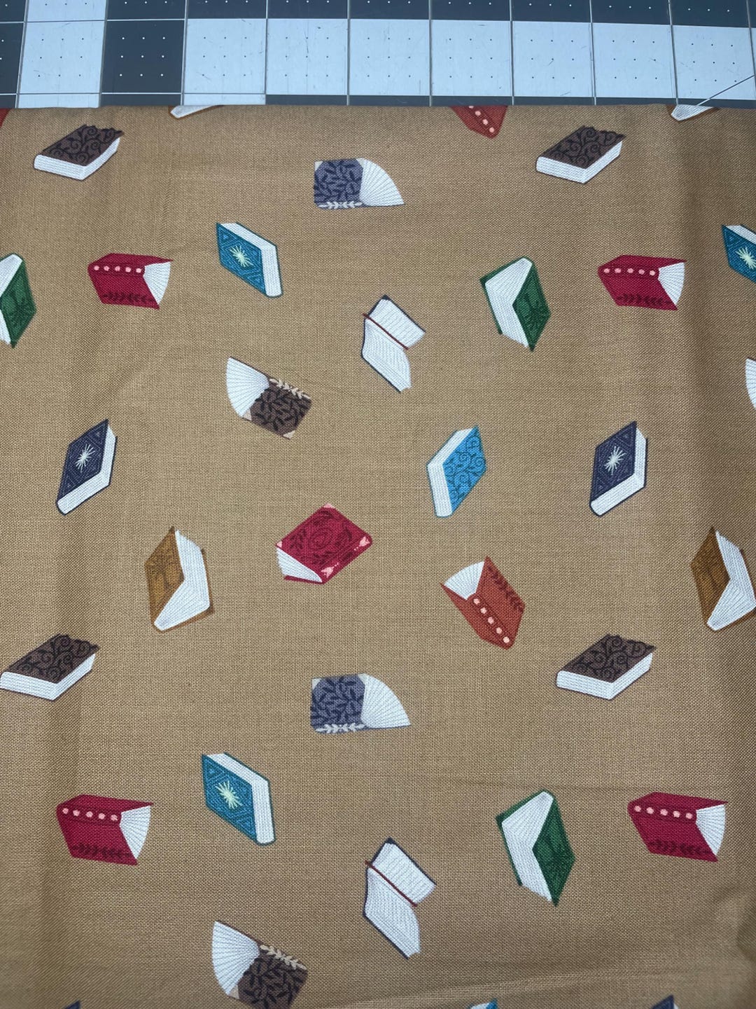 Lewis & Irene ‘threaded With Love’ Bookworm D# A550 Book Fabric by the ...