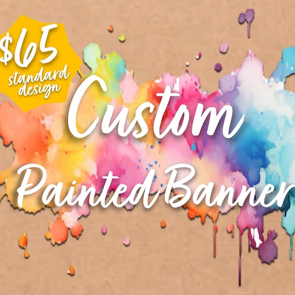 Painted Banner - Etsy