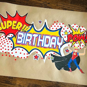 Superhero Birthday - Etsy