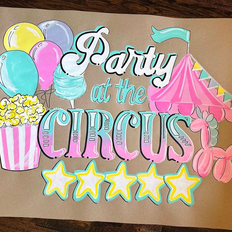 Circus Banner - Etsy