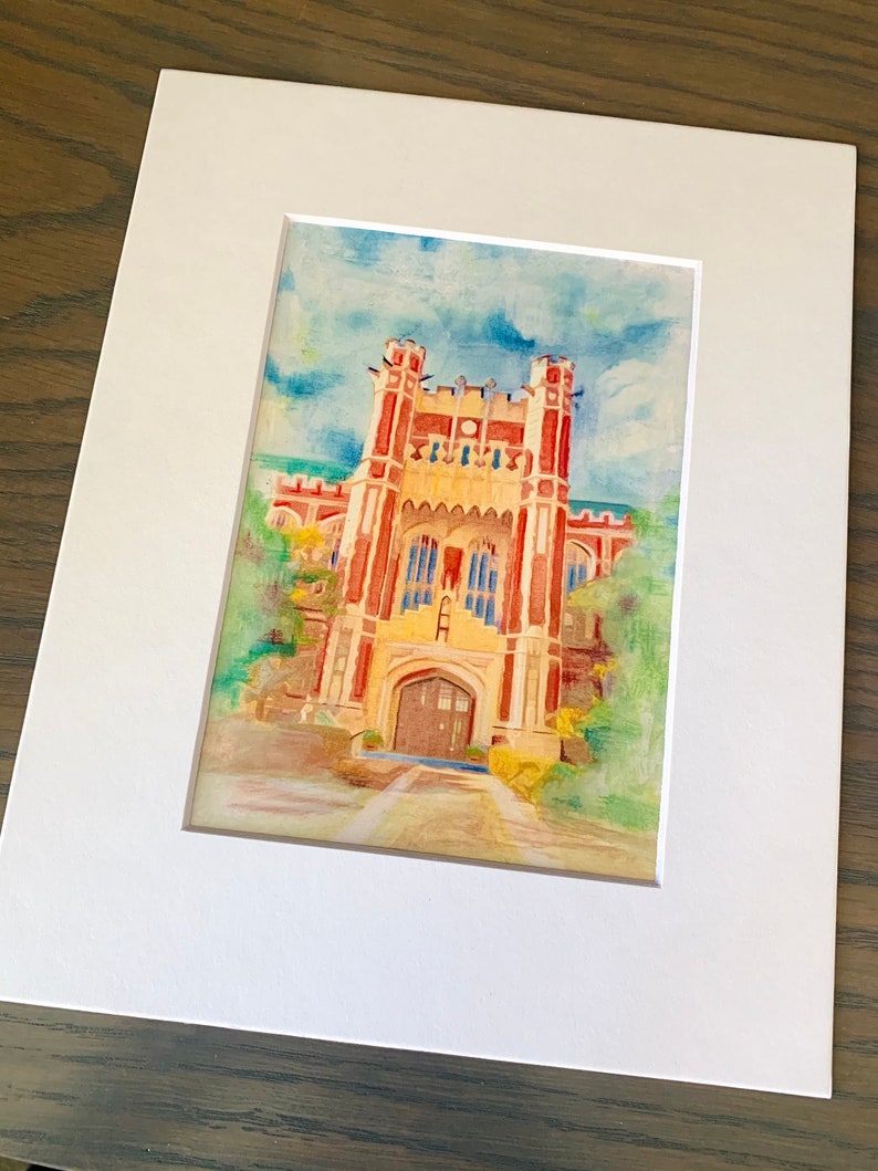 University of Oklahoma Bizzell Memorial Library original - Etsy