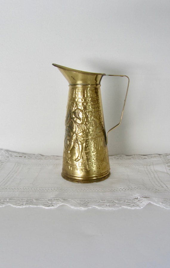Drinkware Kitchen & Dining Vintage Brass Pitcher from England Pitchers ...