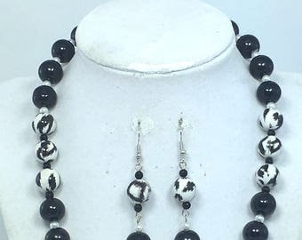 Zebra print jewelry | Etsy