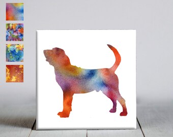 Chocolate Lab Puppy Ceramic Tile Chocolate Labrador Decorative Tile Dog ...