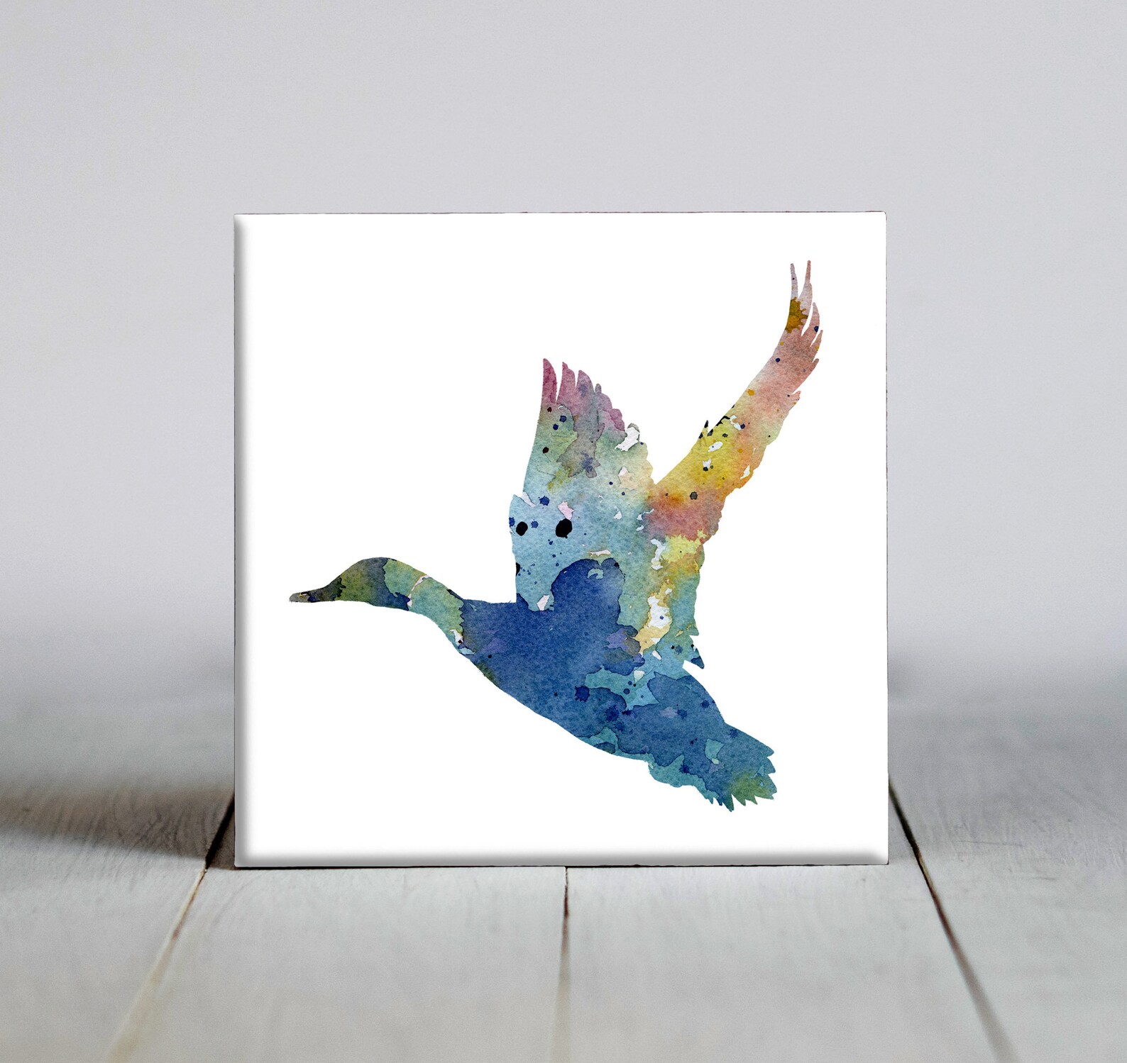 Mallard Ceramic Tile Duck Decorative Tile Duck Lover Gift - Etsy