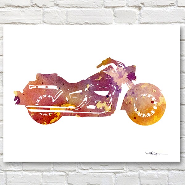 Abstract Harley Davidson Painting - Etsy