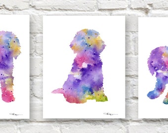 COCKAPOO Sepia Art Print by Watercolor Artist DJ Rogers - Etsy