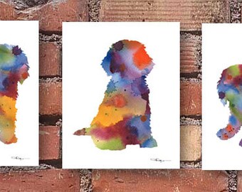 COCKAPOO Sepia Art Print by Watercolor Artist DJ Rogers - Etsy