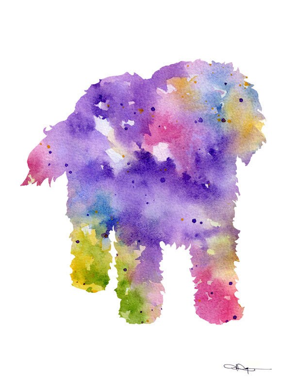 Cockapoo Art Prints Set of 3 Triptic Watercolor Paintings | Etsy