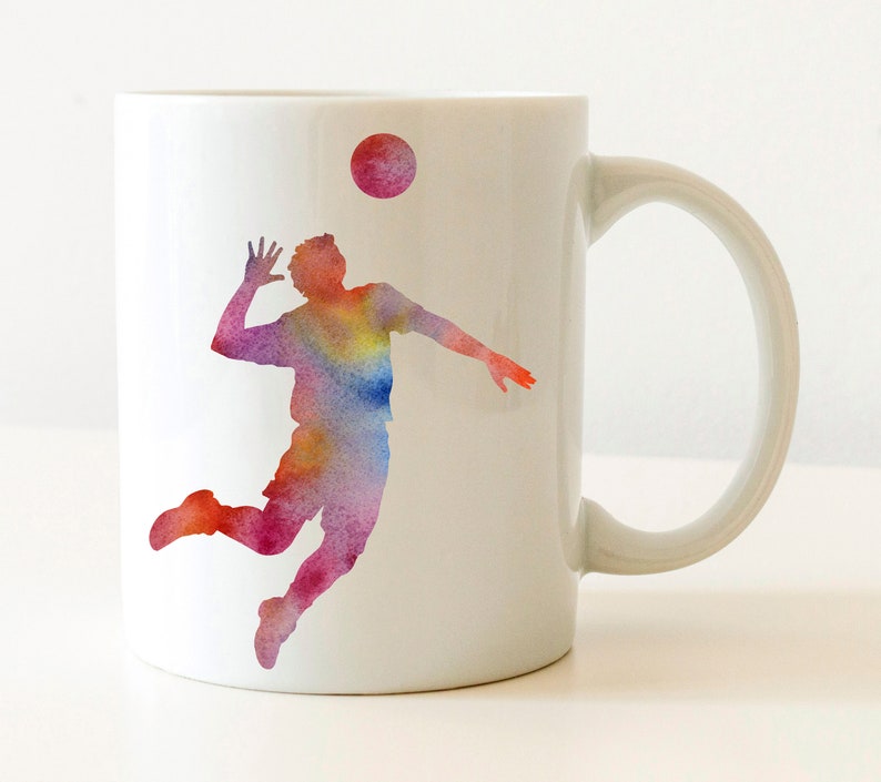 Volleyball Mug Volleyball Player Gift Volleyball - Etsy