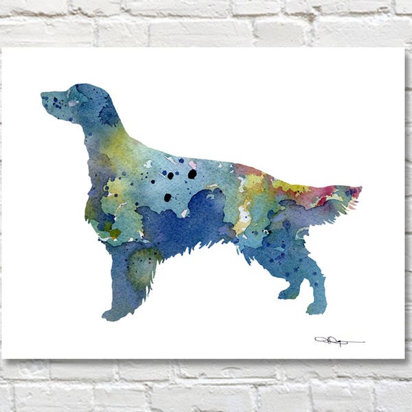 Irish Setter Art - Etsy