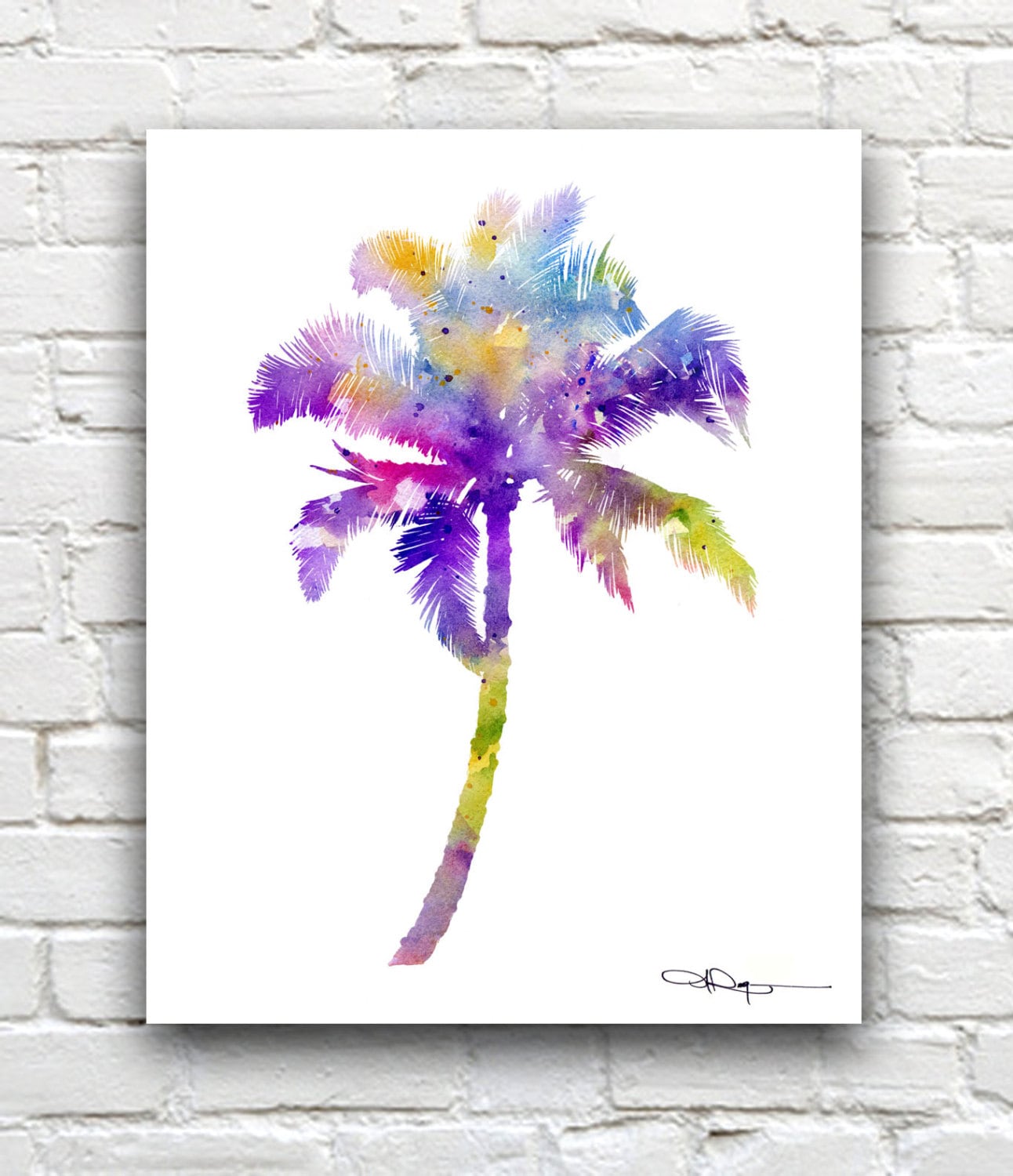 Palm Tree Abstract Art