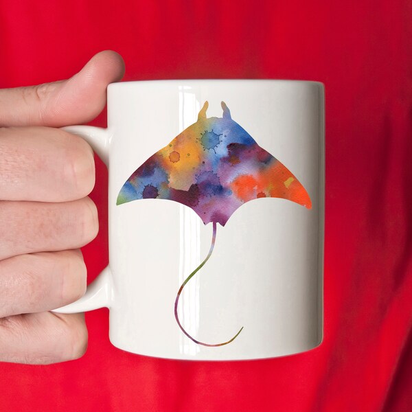 Stingray Watercolor - Etsy