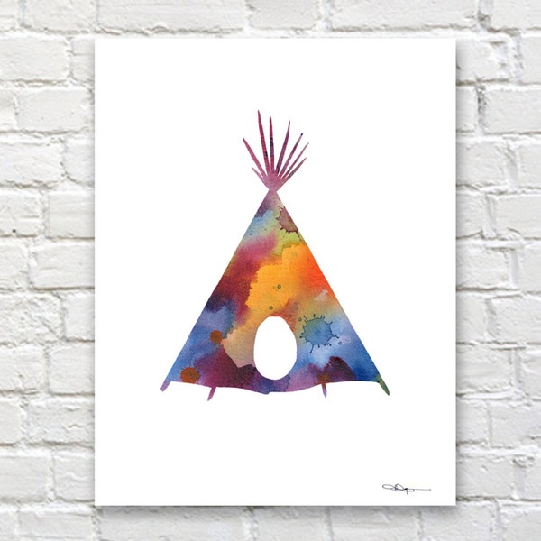 Teepee Painting - Etsy