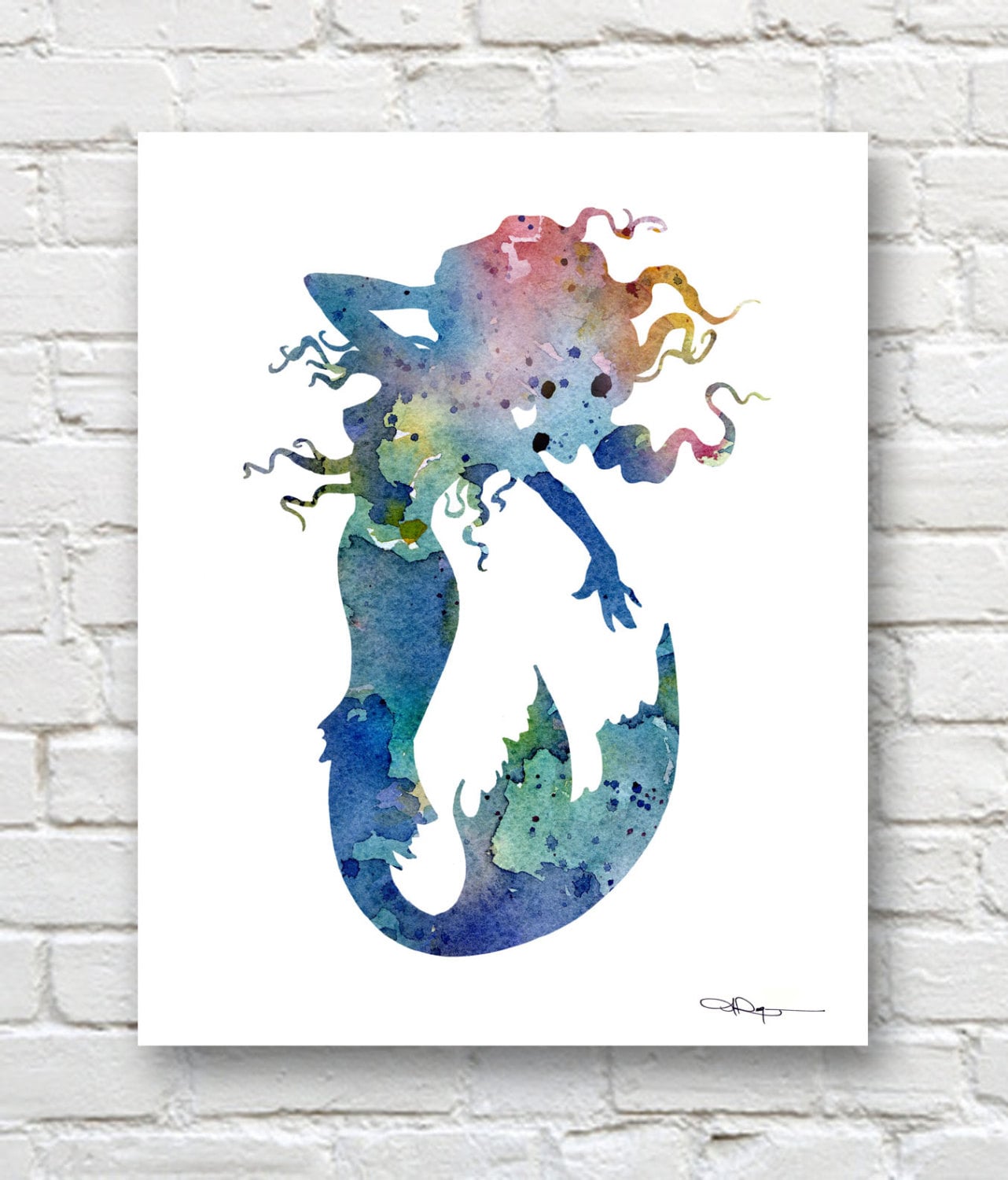 Mermaid Abstract Art