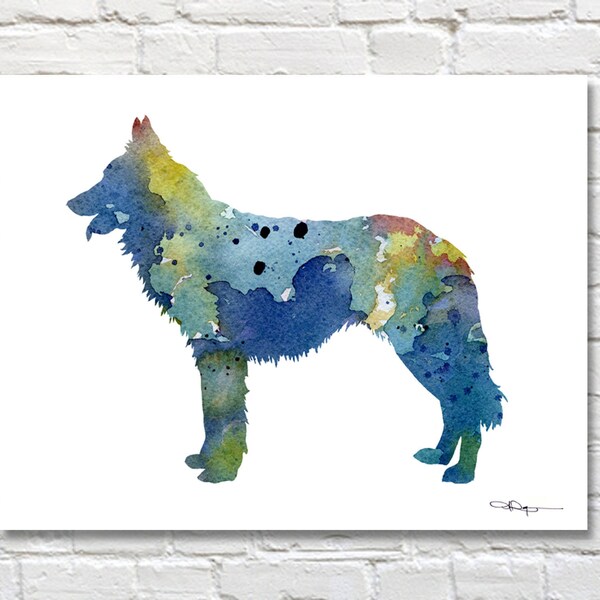 Dutch Shepherd Art - Etsy
