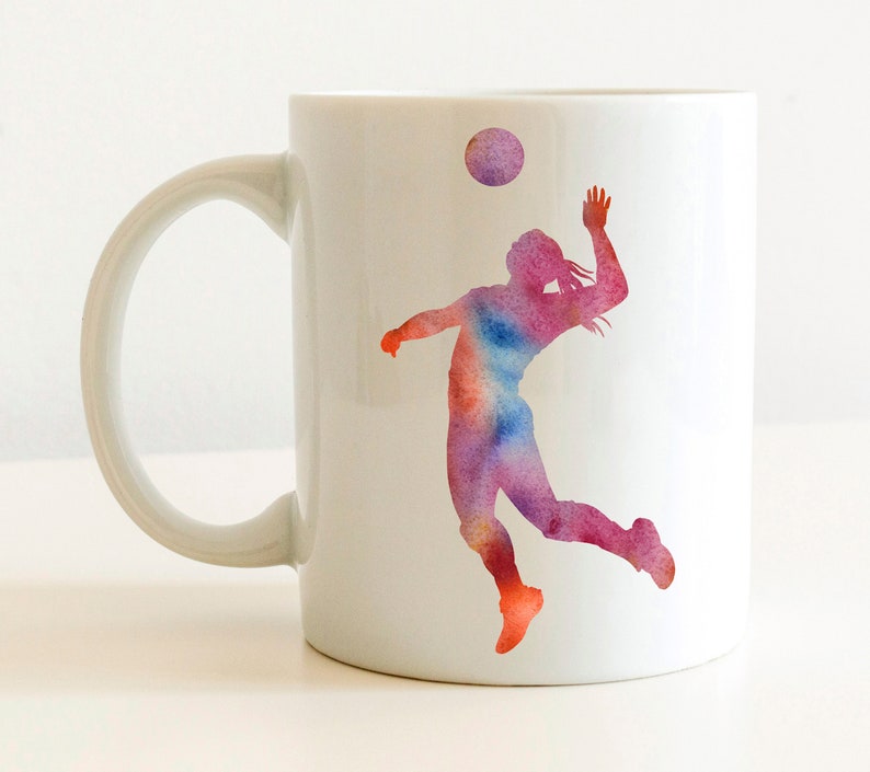 Volleyball Mug Volleyball Player Gift Volleyball - Etsy