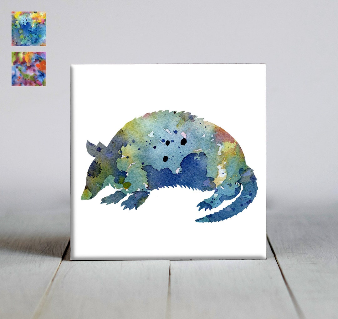 Armadillo Ceramic Tile Armadillo Decorative Tile Ceramic Tile Armadillo ...