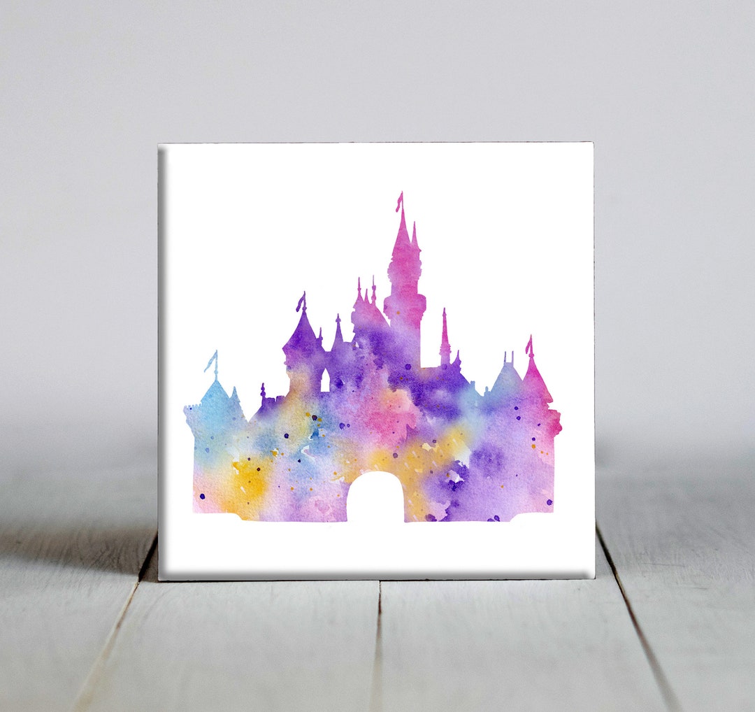 Castle Ceramic Tile Castle Decorative Tile Ceramic Tile - Etsy