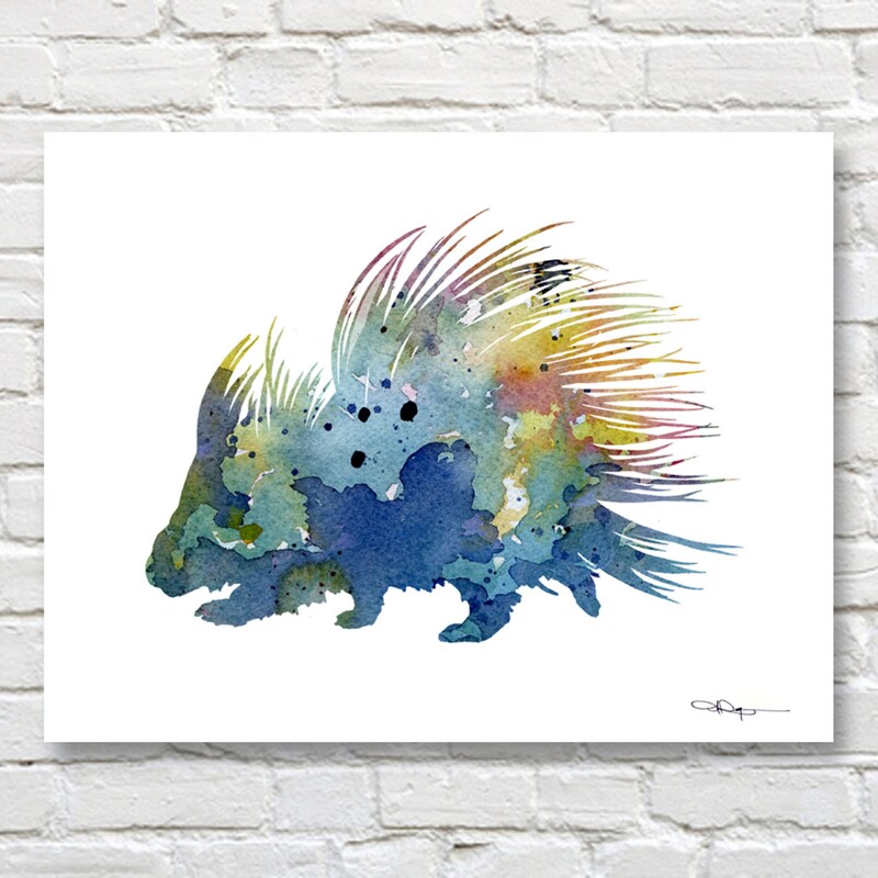 Porcupine Art - Etsy