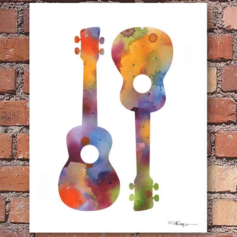 Ukulele Art - Etsy
