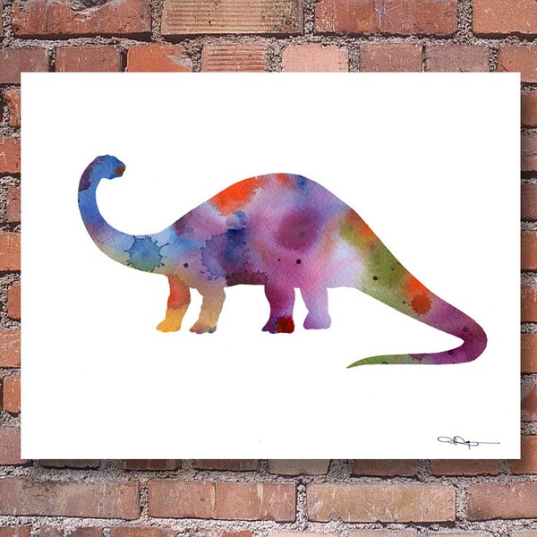 Brontosaurus Art - Etsy