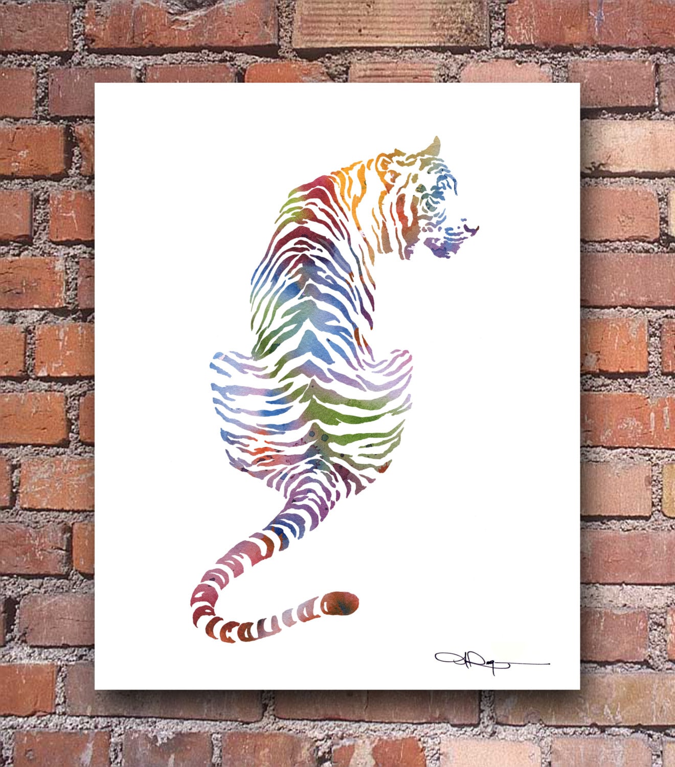 Tiger Painting Abstract