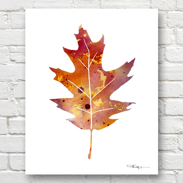 Oak Leaf Wall Art - Etsy