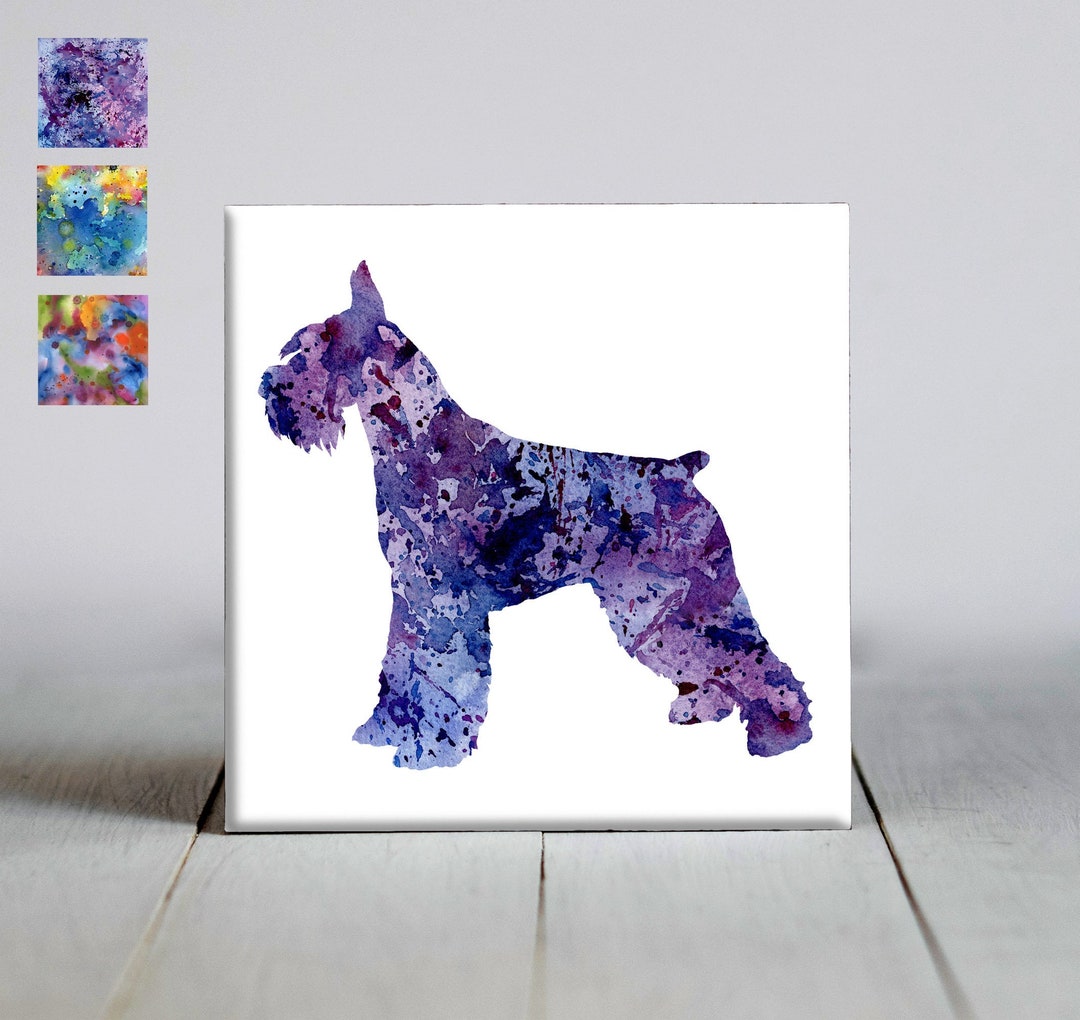 Giant Schnauzer Ceramic Tile Giant Schnauzer Decorative Tile Ceramic ...