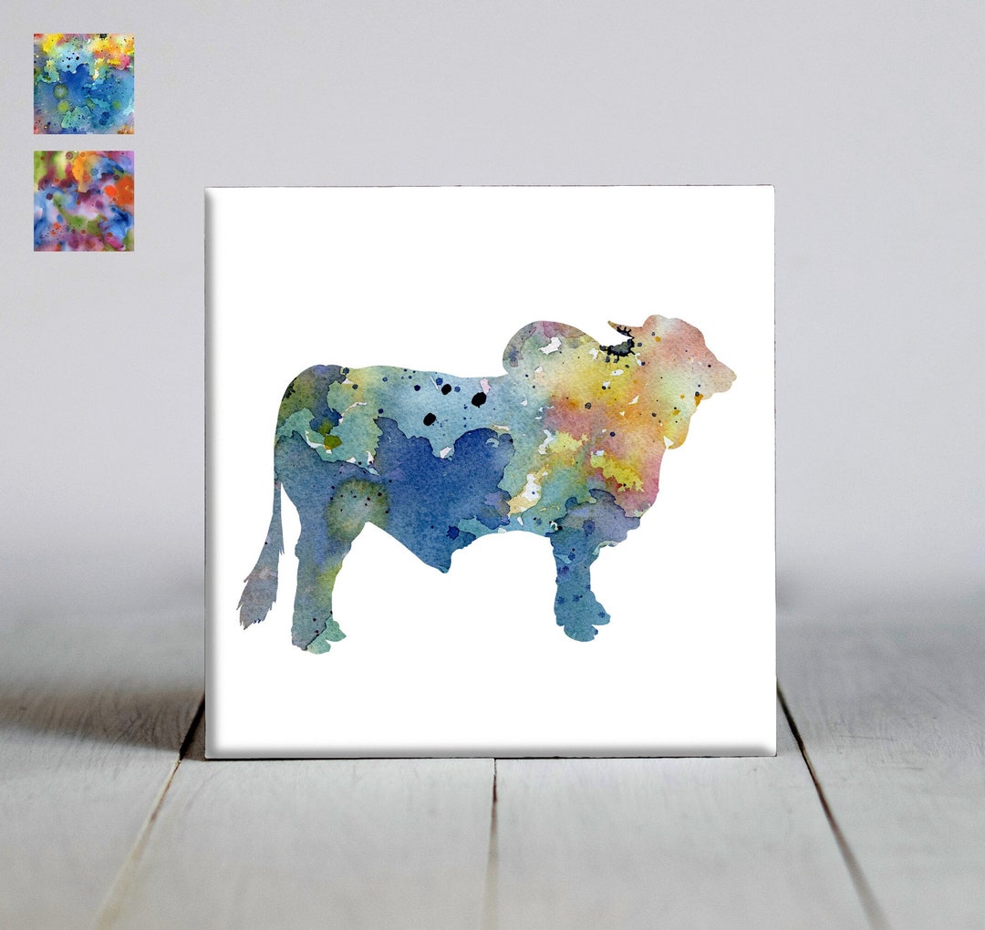 Brahma Bull Ceramic Tile Brahma Bull Decorative Tile Ceramic Tile ...