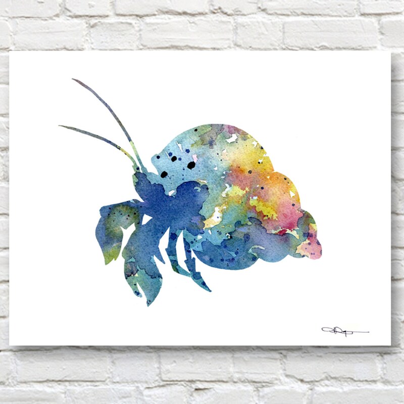 Crab Art - Etsy