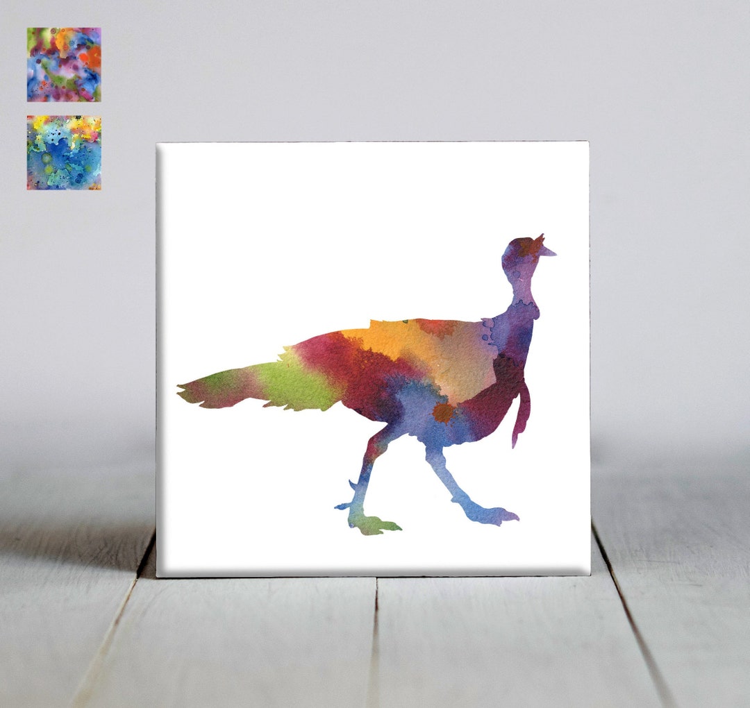Wild Turkey Ceramic Tile Wild Turkey Decorative Tile Wild Turkey Lover ...