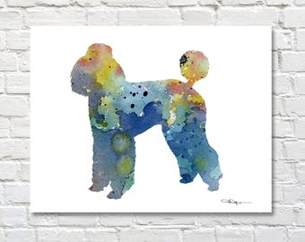 Abstract Poodle - Etsy