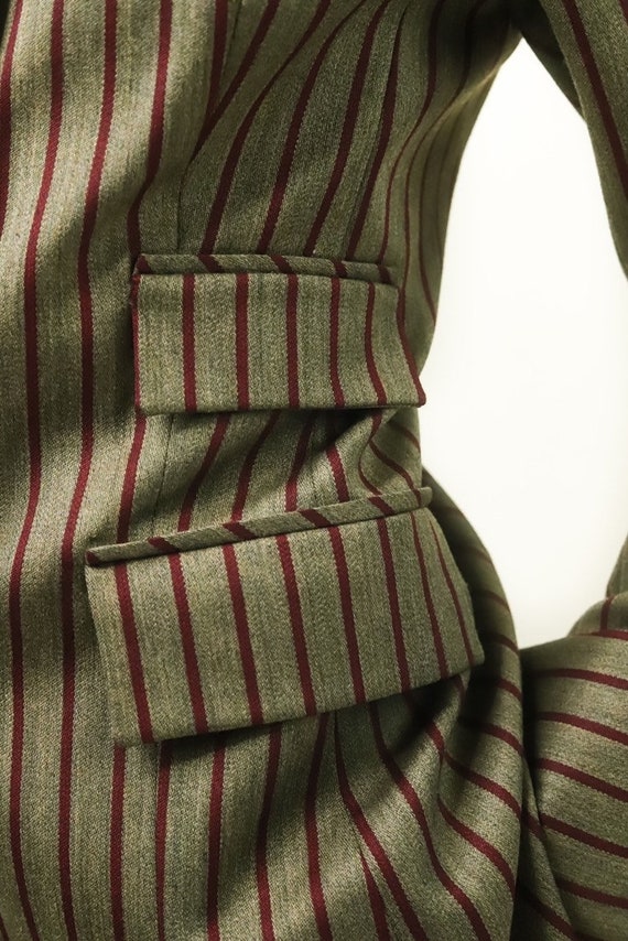 David Hayes Red Striped Suit - Gem