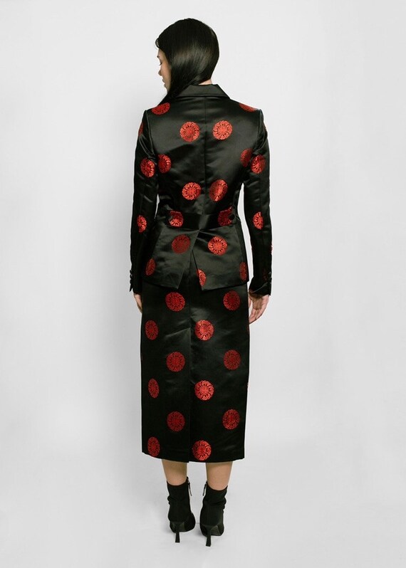 Susan Becker Chinoiserie Skirt Suit - Gem