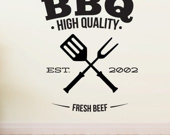 Bbq decals | Etsy