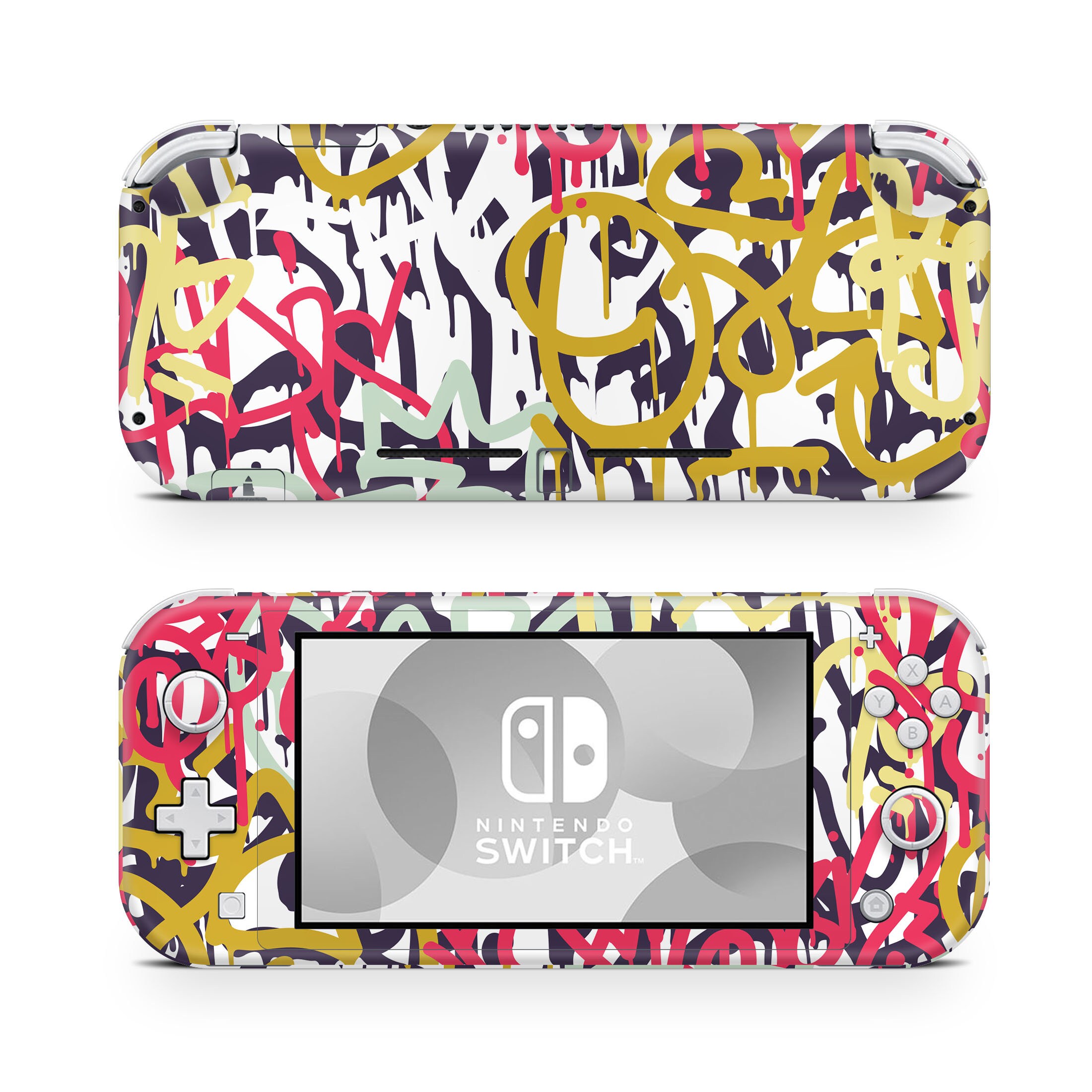 Graffiti Urban Upbeat Scrawl Nintendo Switch Lite Wrap Skin - Etsy ...