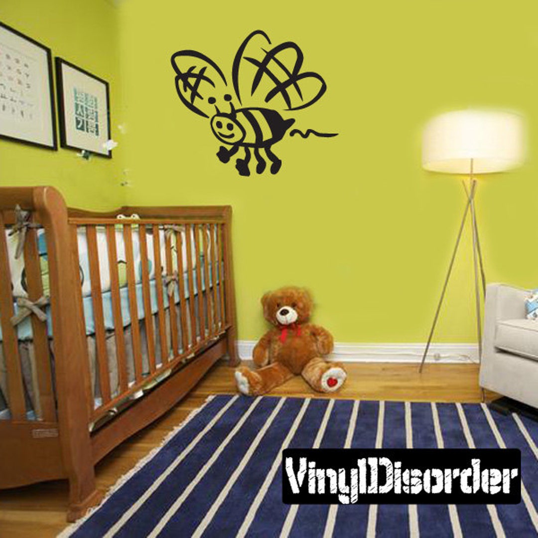 Bumblebee Buzzing - Vinyl Wall Decal - Wall Quotes - Vinyl Sticker ...