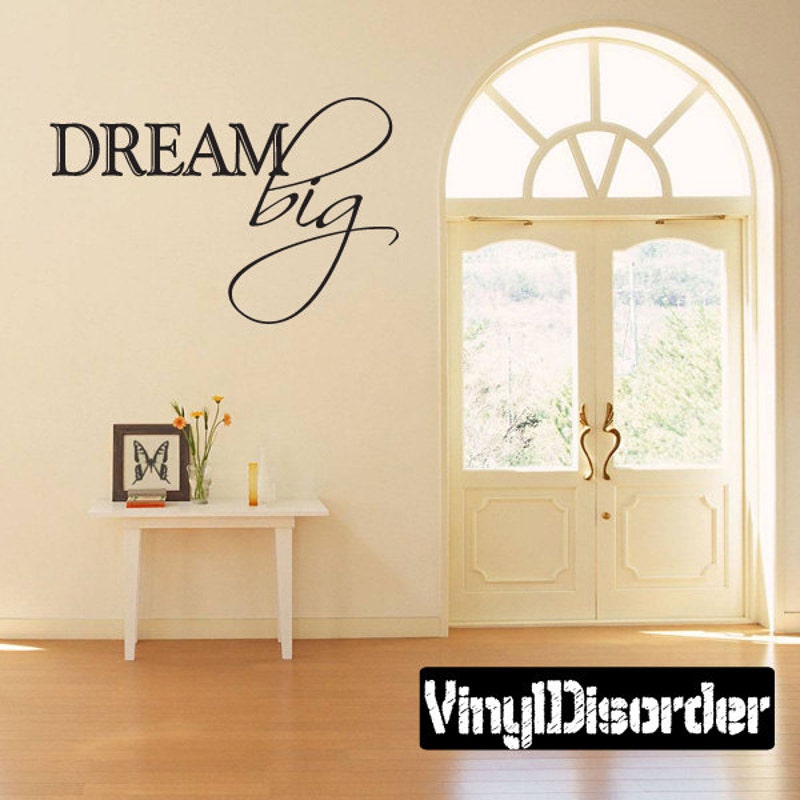 Dream Big Decal - Etsy