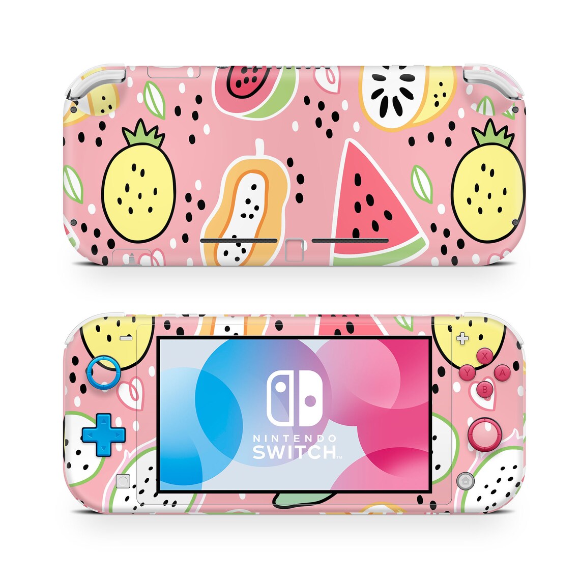 Fun Fruit Slices Large Doodle Nintendo Switch Lite Wrap Skin - Etsy
