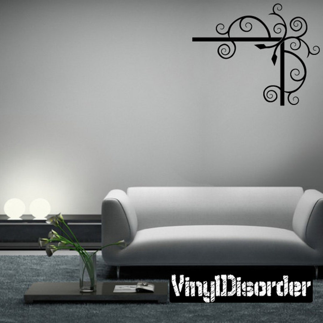 Corner Frame Vinyl Wall Decal or Car Sticker - Mv003et - Etsy
