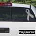 Traumatic Brain Injury Awareness Ribbon Vinyl Wall Decal or Car Sticker ...