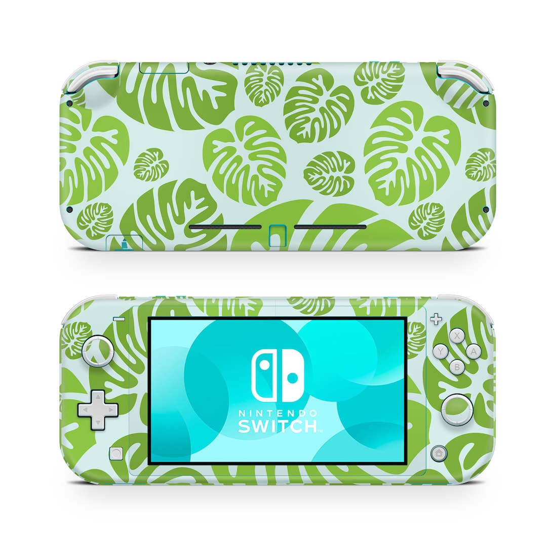 Tropical Green Leaves Nintendo Switch Lite Wrap Skin - Etsy