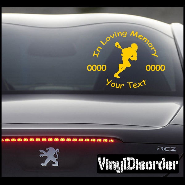 Lacrosse Wall Decal - Etsy