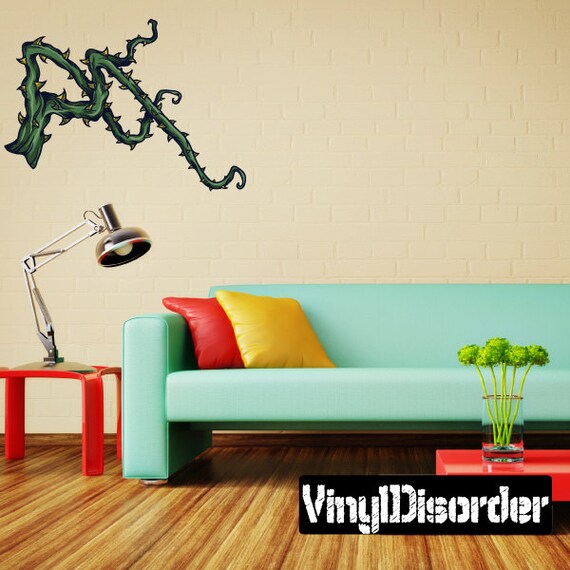 Thorny Vine Wall Decal Wall Fabric Vinyl Decal Removable | Etsy