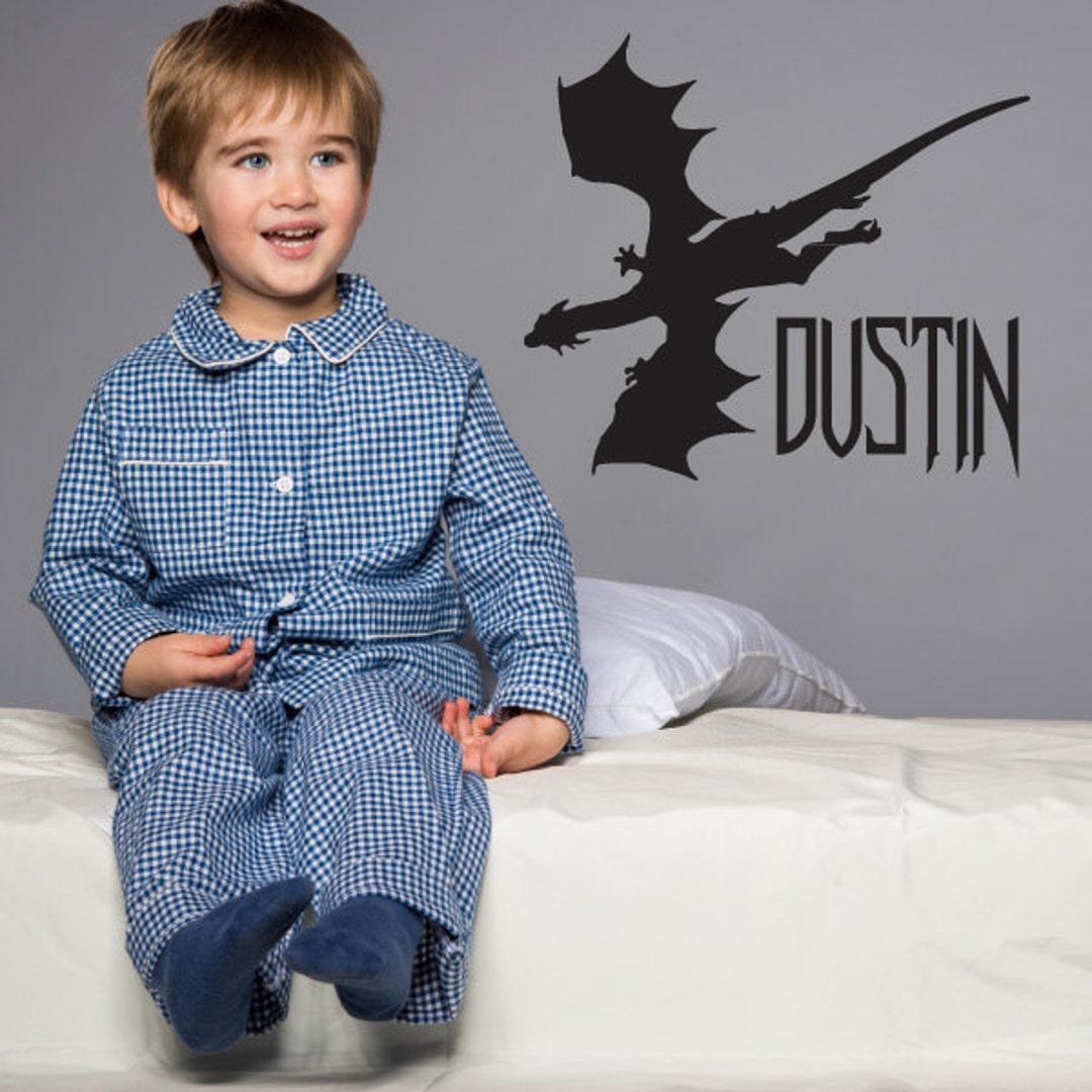 Custom Personalized Name & Dragon Wall Decal Sticker Decor 02 - Etsy