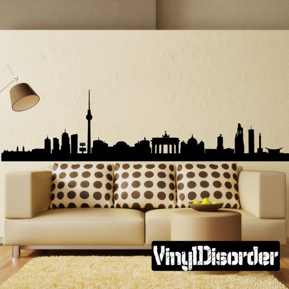 Berlin Skyline Vinyl Wall Decal or Car Sticker SS024ET | Etsy