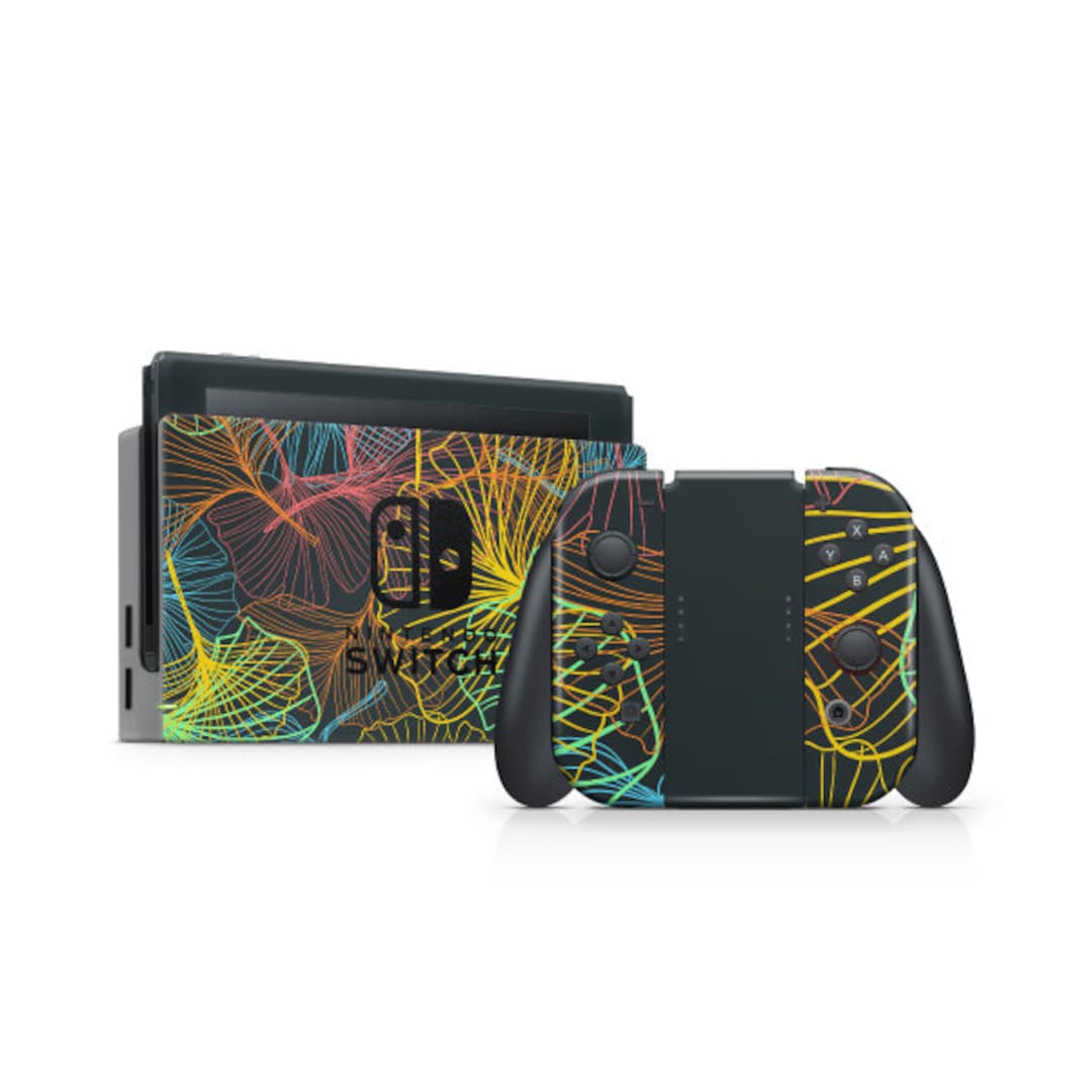 Neon Palm Nintendo Switch FULL Wrap Skin - Etsy