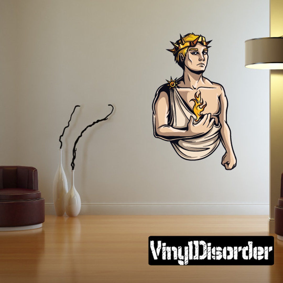Greek God Wall Decal - Wall Fabric - Vinyl Decal - Removable and ...