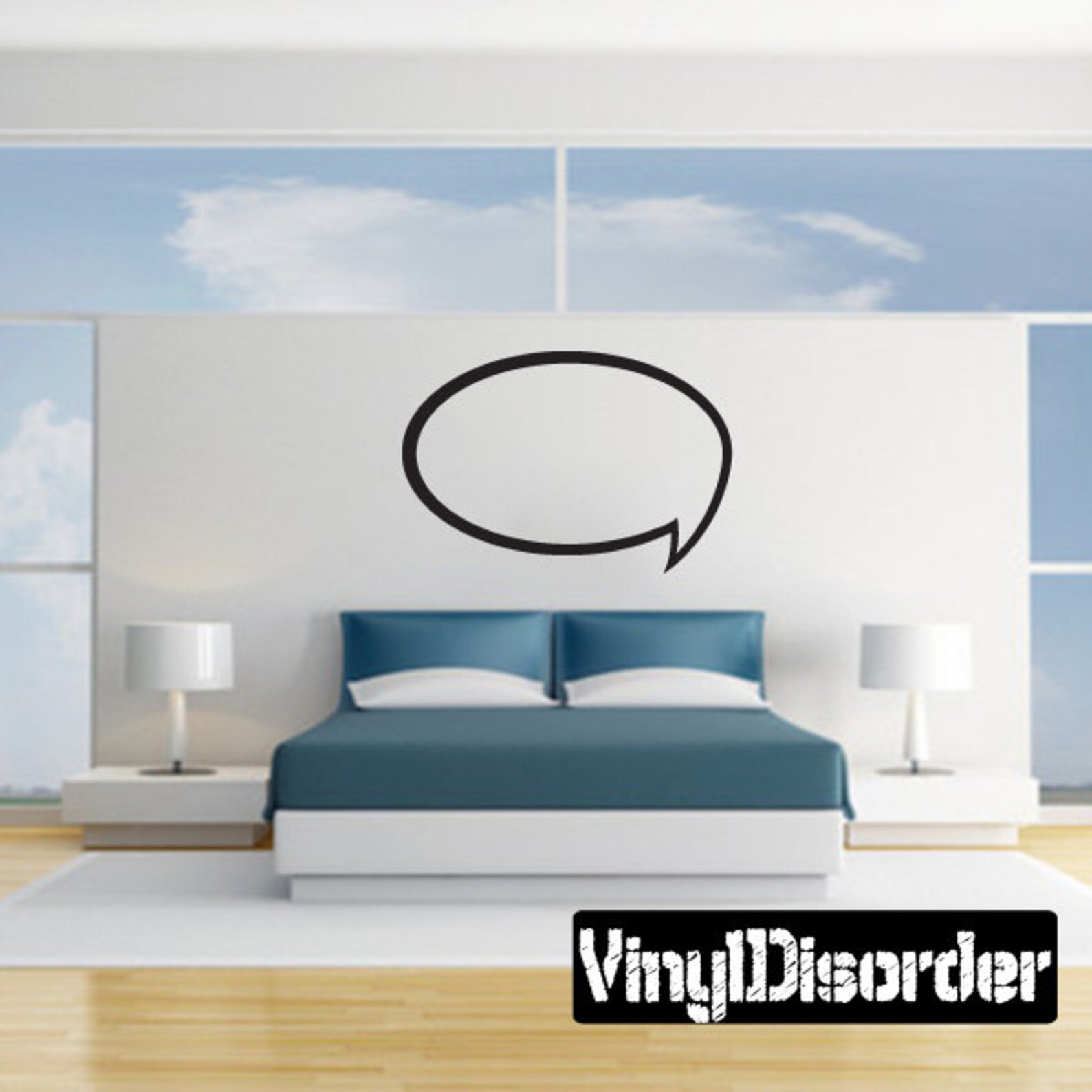 Conversation Bubble Vinyl Wall Decal or Car Sticker - Mv003et - Etsy